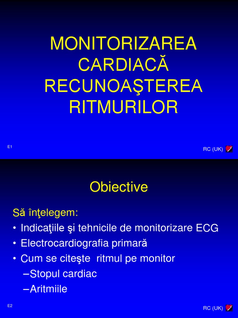Monitorizarea Cardiaca | PDF