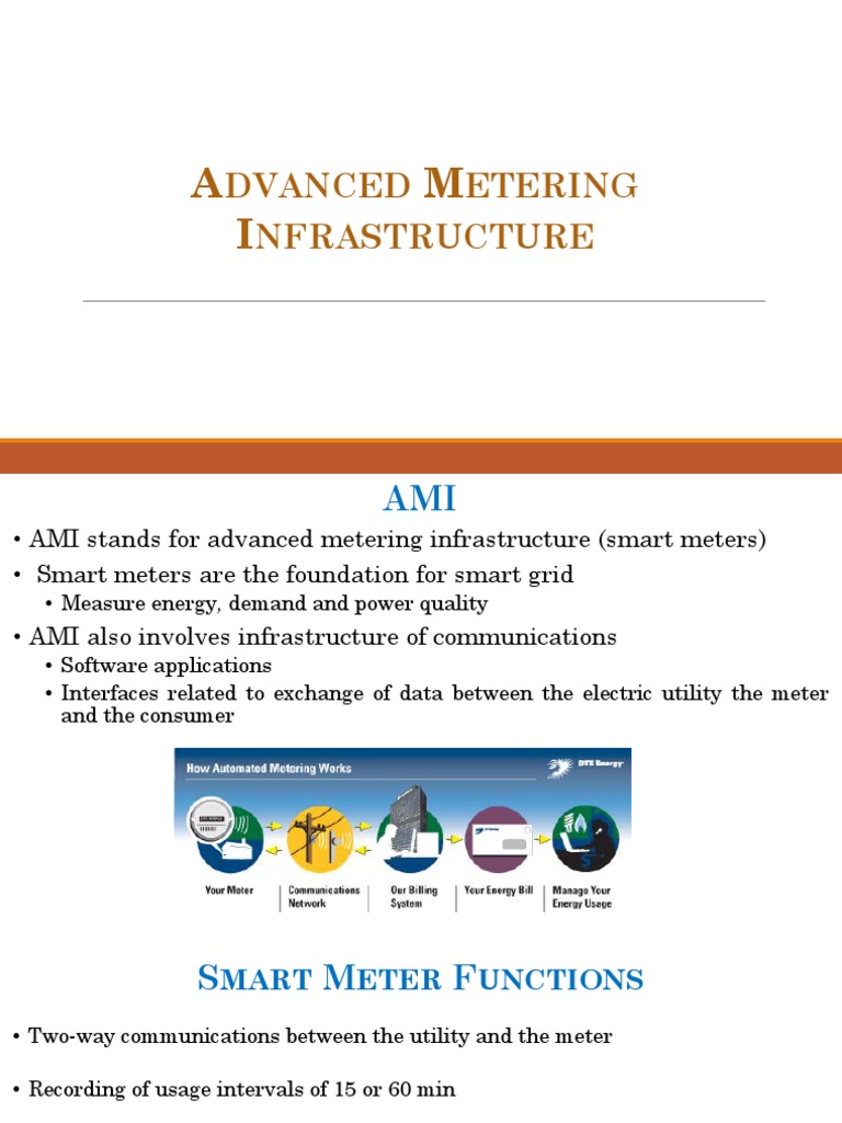 Advanced Metering Infrastructure | Electrical Engineering | Electronics