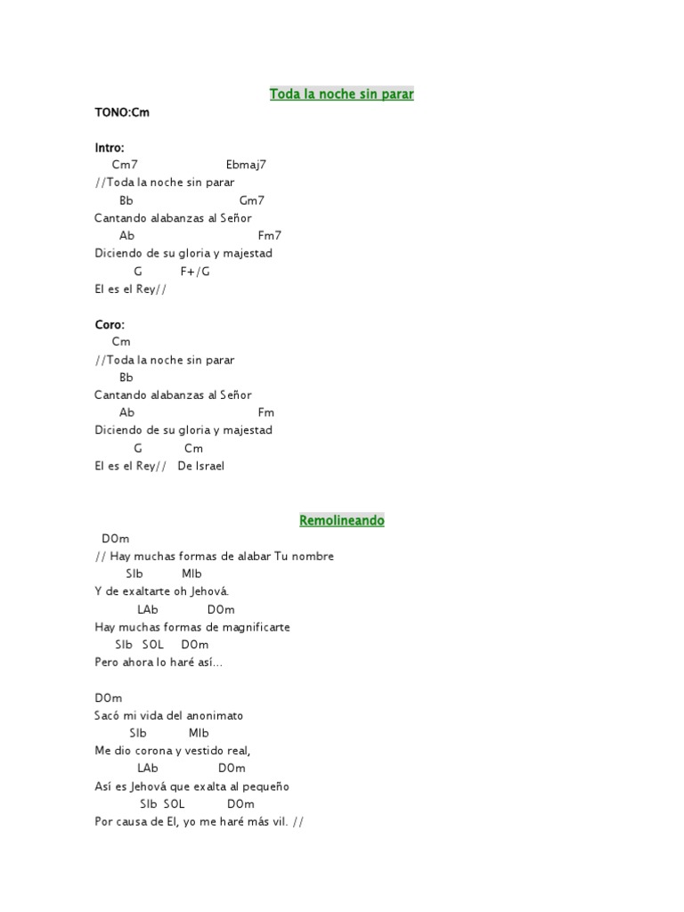 Toda La Noche Sin Parar | PDF | Religión y creencia