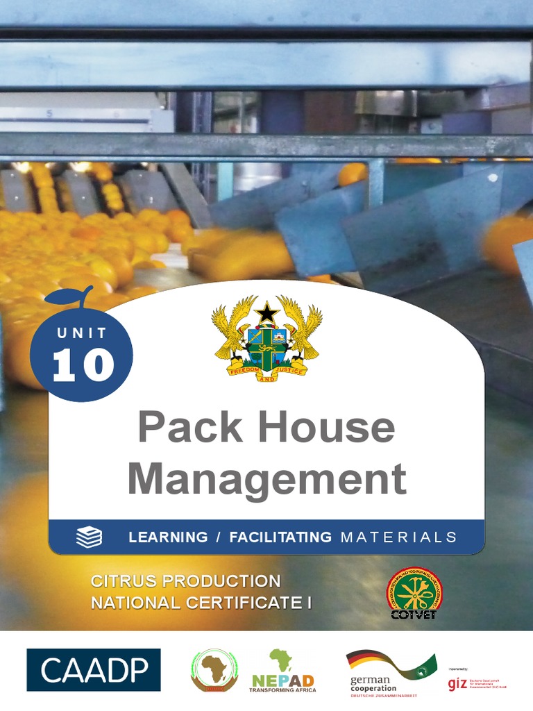 Managing Quality and Safety in the Citrus Pack House | PDF | Hygiene ...