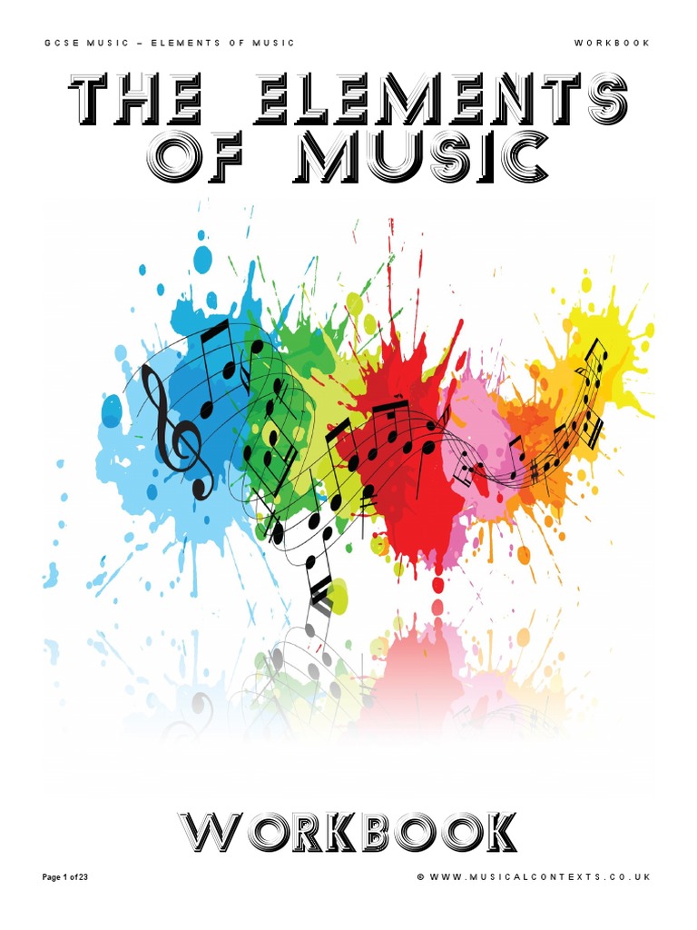 GCSE Elements of Music Workbook | PDF | Rhythm | Sheet Music