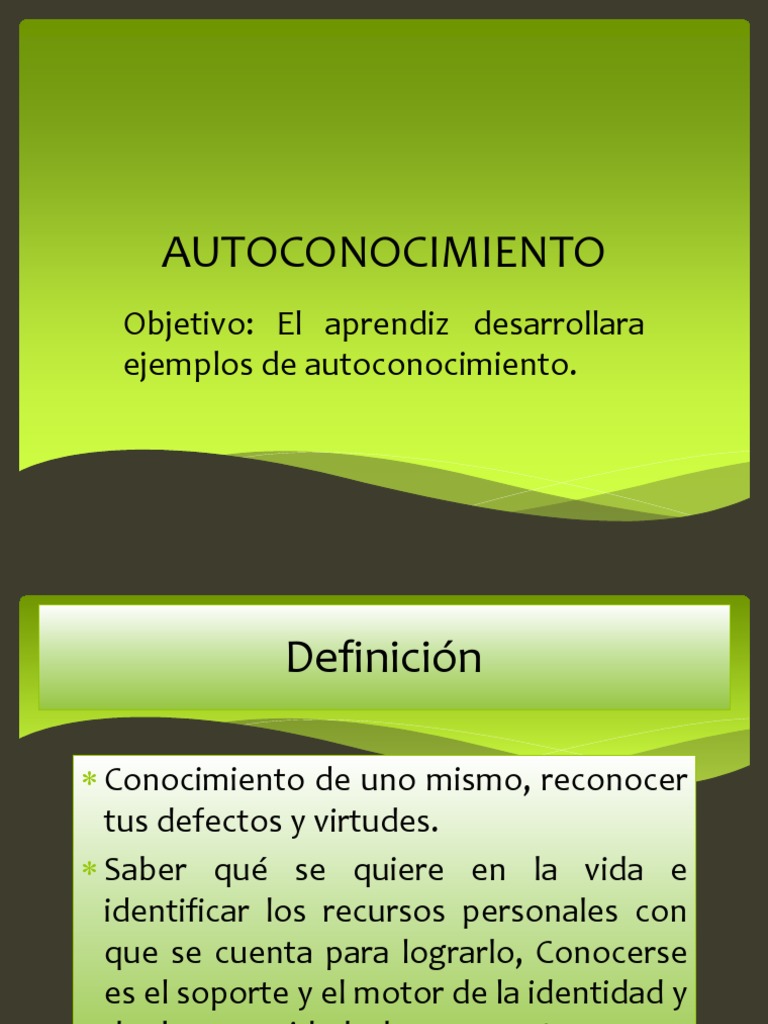 AUTOCONOCIMIENTO | Las emociones | Conceptos psicologicos
