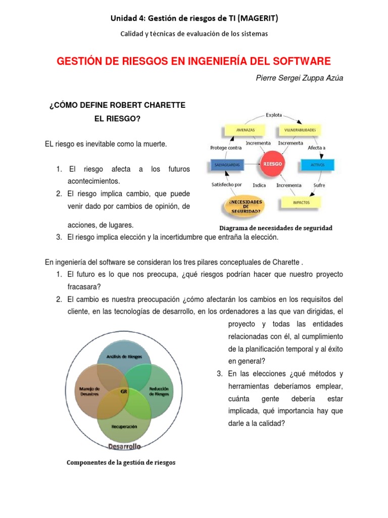 Gestión de Riesgos de TI (MAGERIT) | PDF | Ingeniería de software | Software