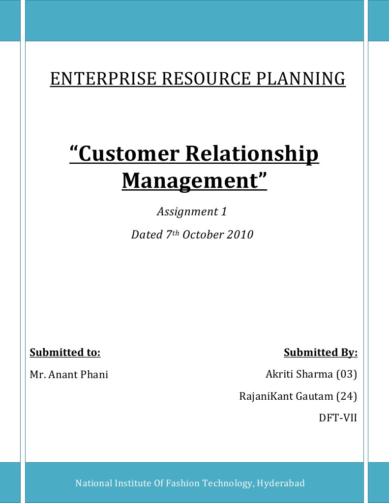 Customer Relationship Management | PDF | Enterprise Resource Planning ...
