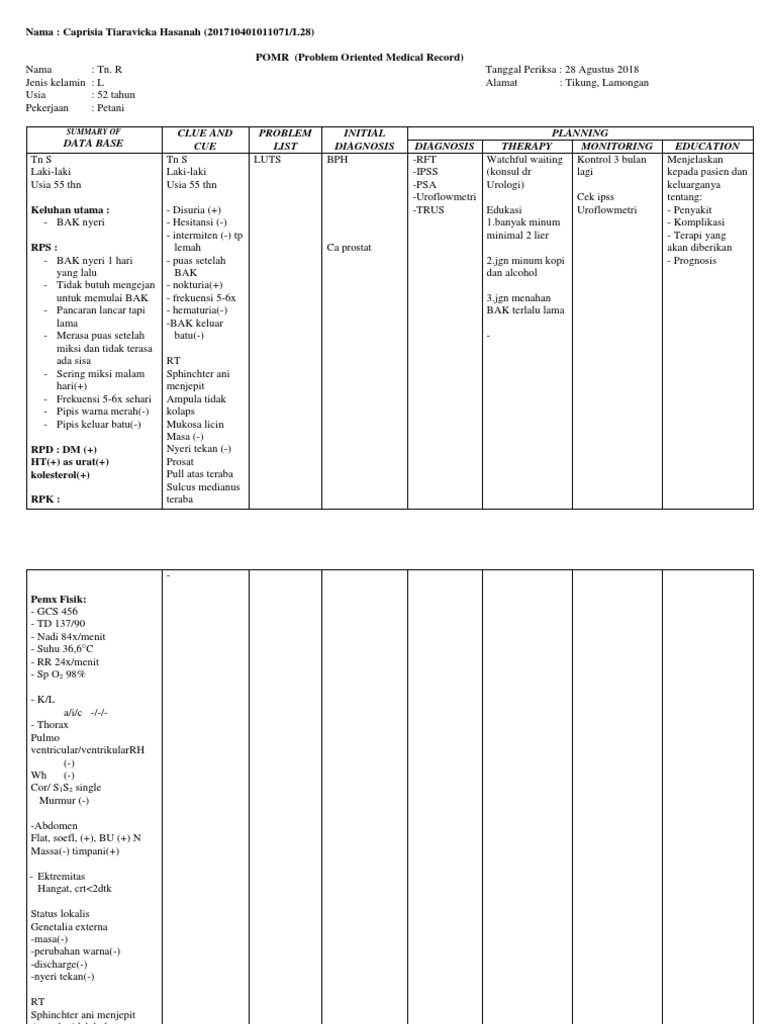 Pomr Bedah BPH | PDF