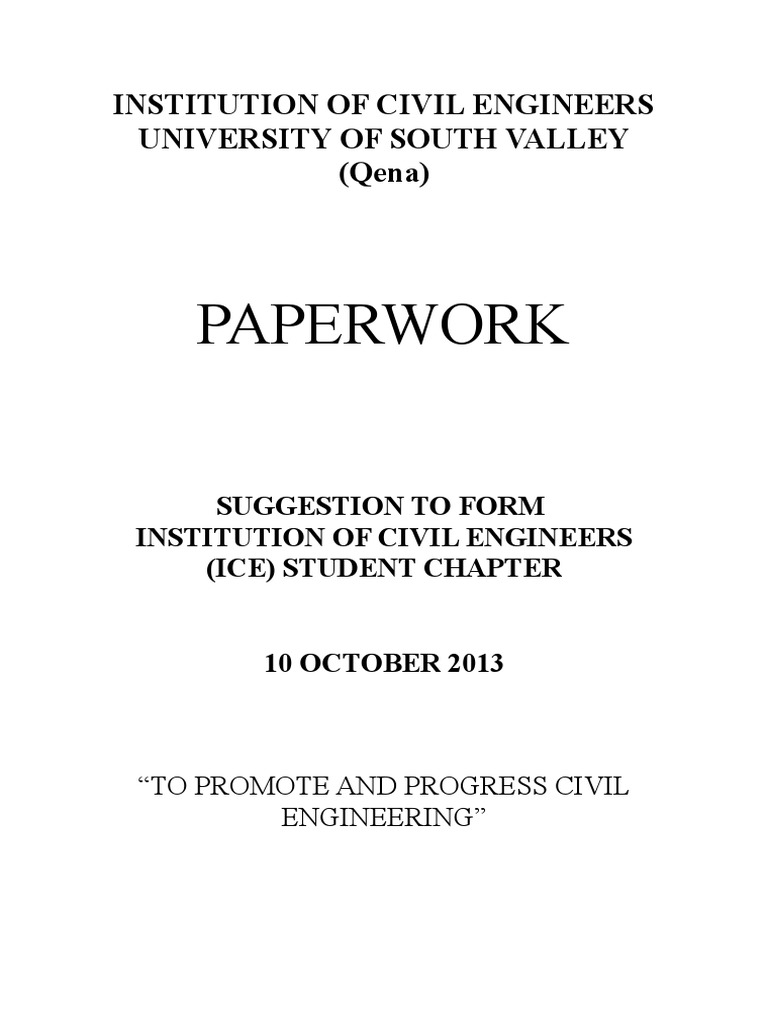 ICE Student Chapter Paperwork | PDF | Board Of Directors | Committee