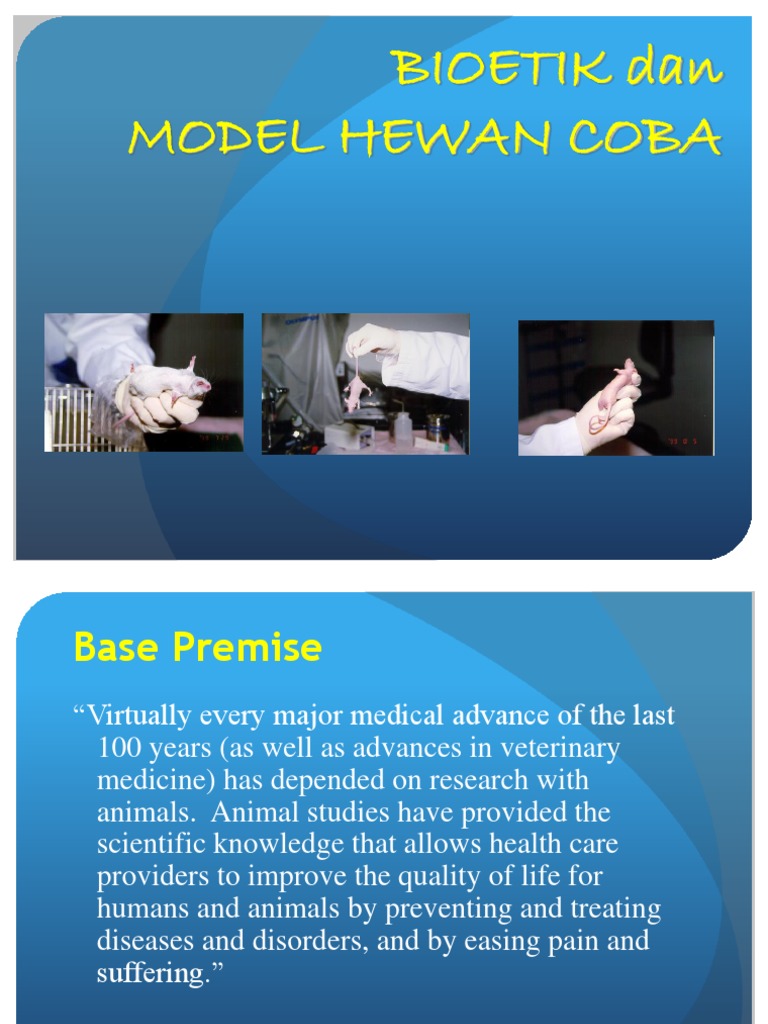 PPDH Etik | PDF | Pengujian pada Hewan | Injeksi (Kedokteran)