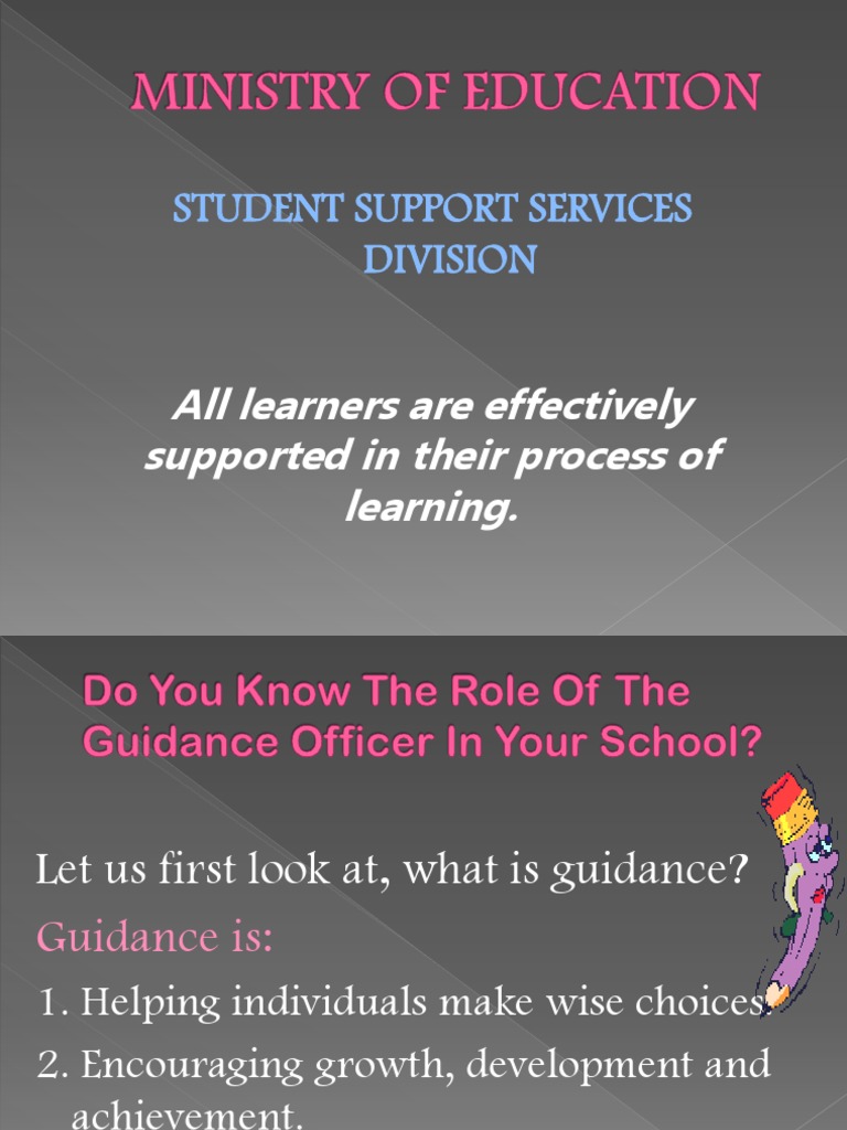 Role of The Guidance Officer | PDF