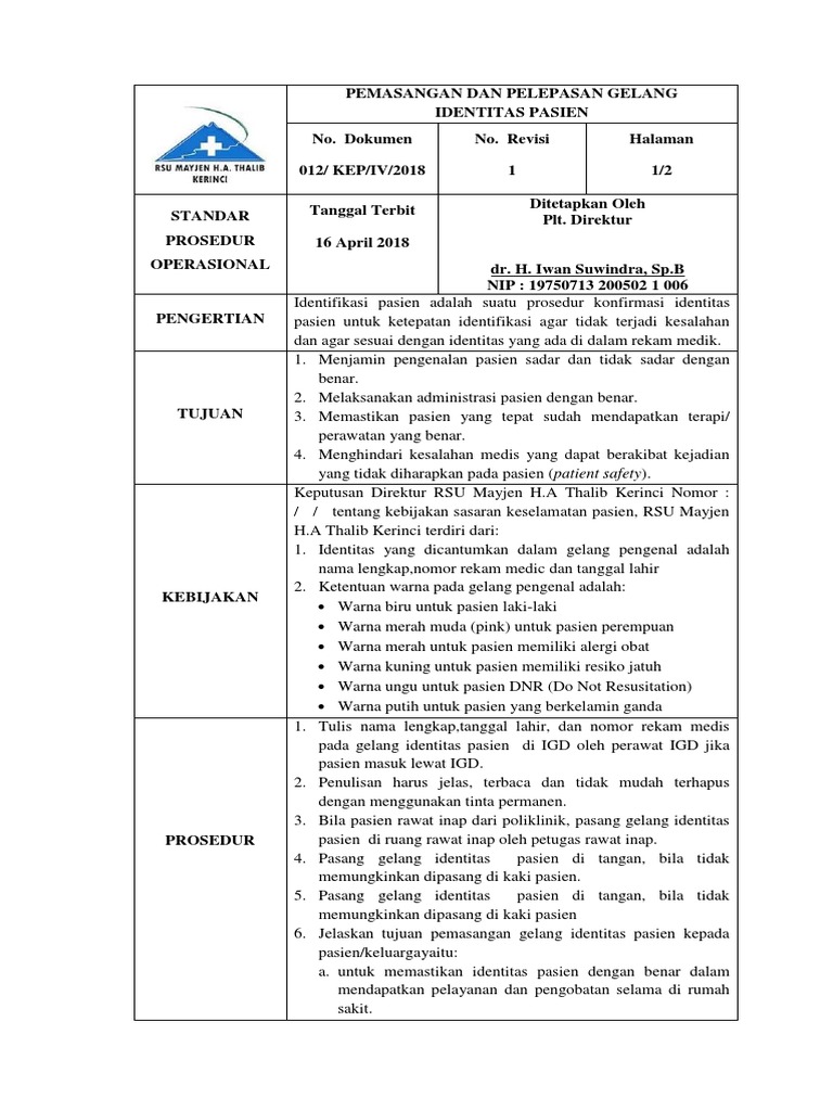 SKP 1 Sop Sambungan Pemasangan Dan Pelepasan Gelang | PDF
