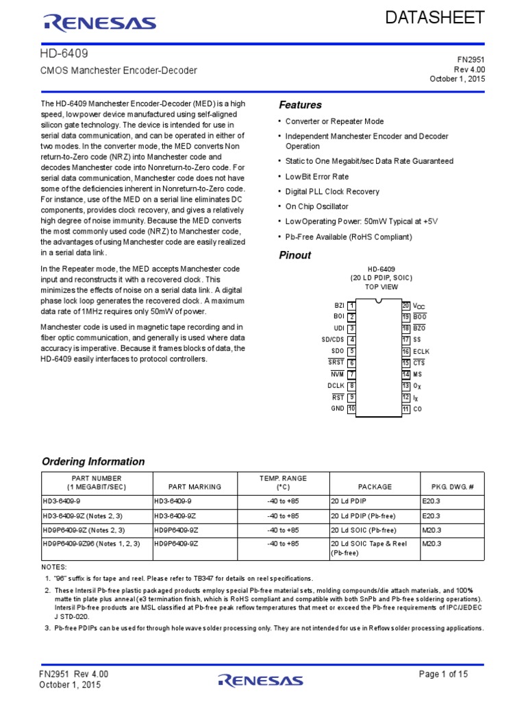 HD 6409 | PDF | Electronics | Telecommunications