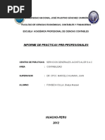 Informe Final de Practicas Preprofesionales | PDF | Educación primaria | Aprendizaje