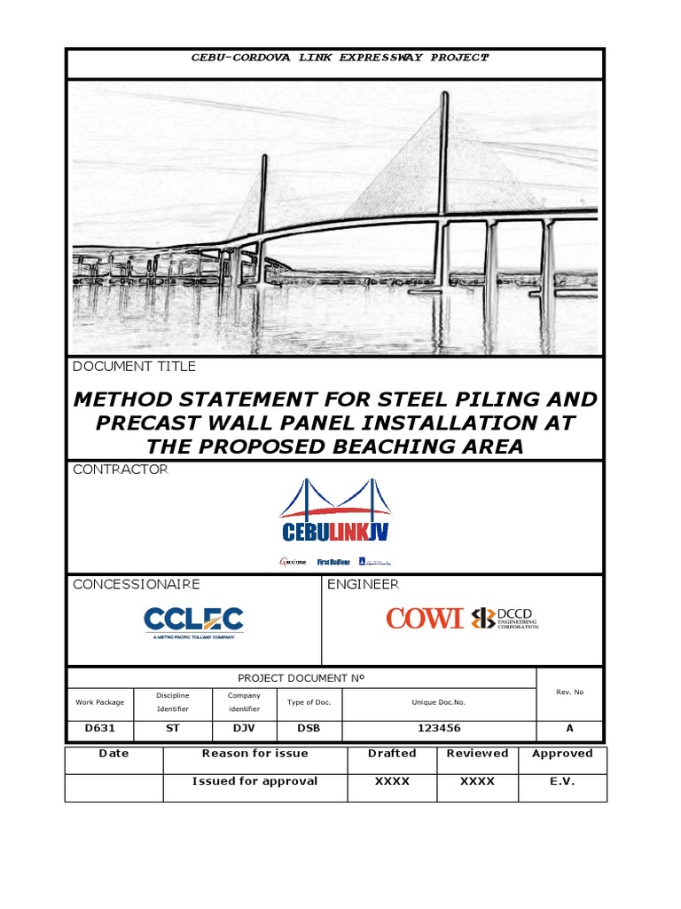 MS - Steel Piling and Precast Installation Rev - 1 | PDF | Deep ...