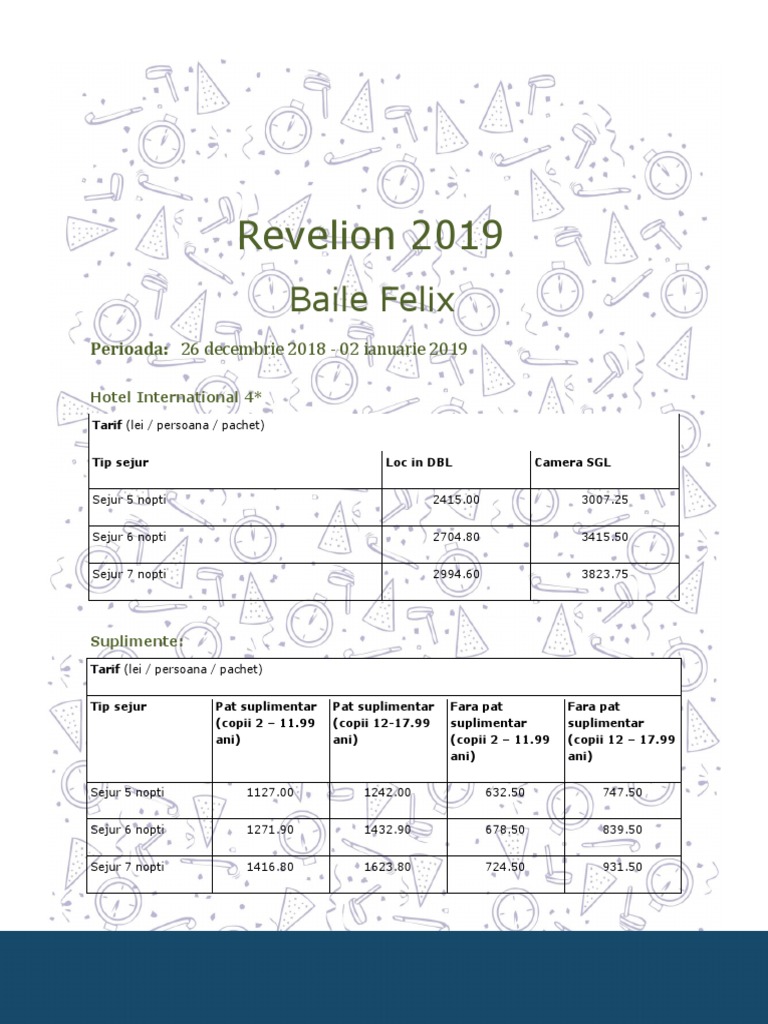 Revelion Felix PDF | PDF
