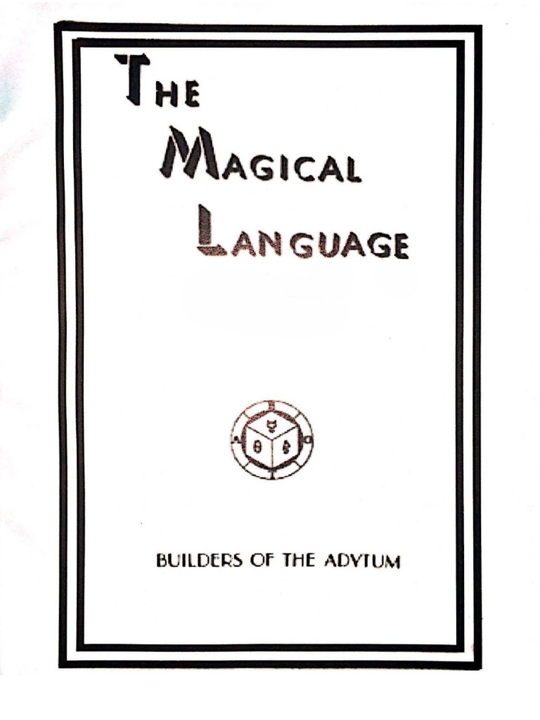 The Magical Language | PDF