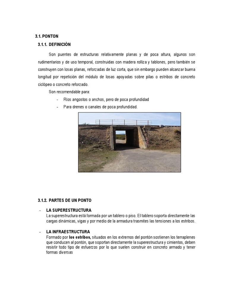 Ponton | PDF | Hormigón pretensado | Fatiga (material)