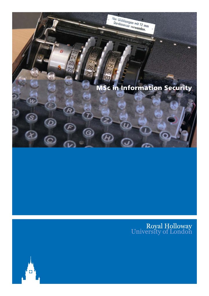 5779 MSC Information Security Brochure For Web | PDF | Computers