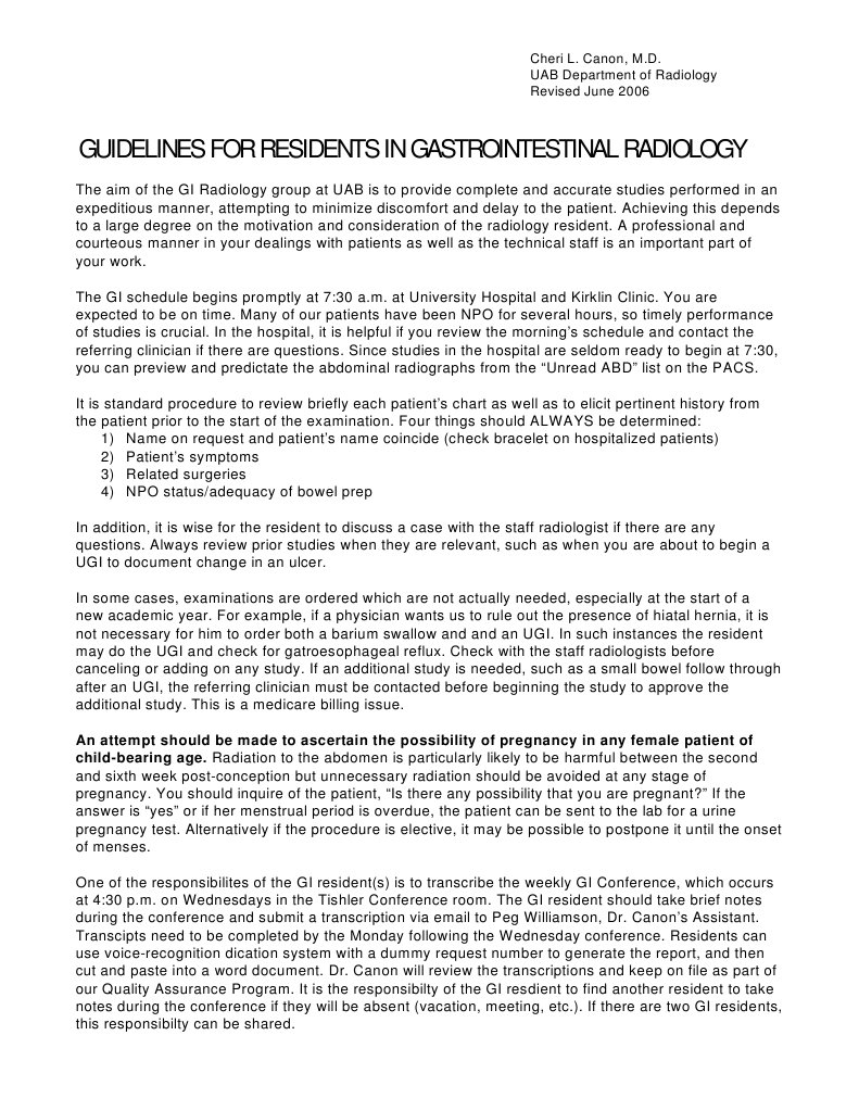 GI Protocols | PDF | Esophagus | Rectum