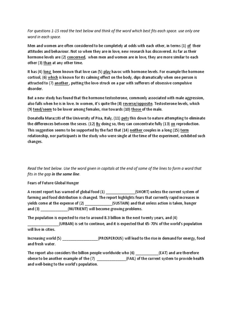 Use of English C2 | PDF | Testosterone | Hunger