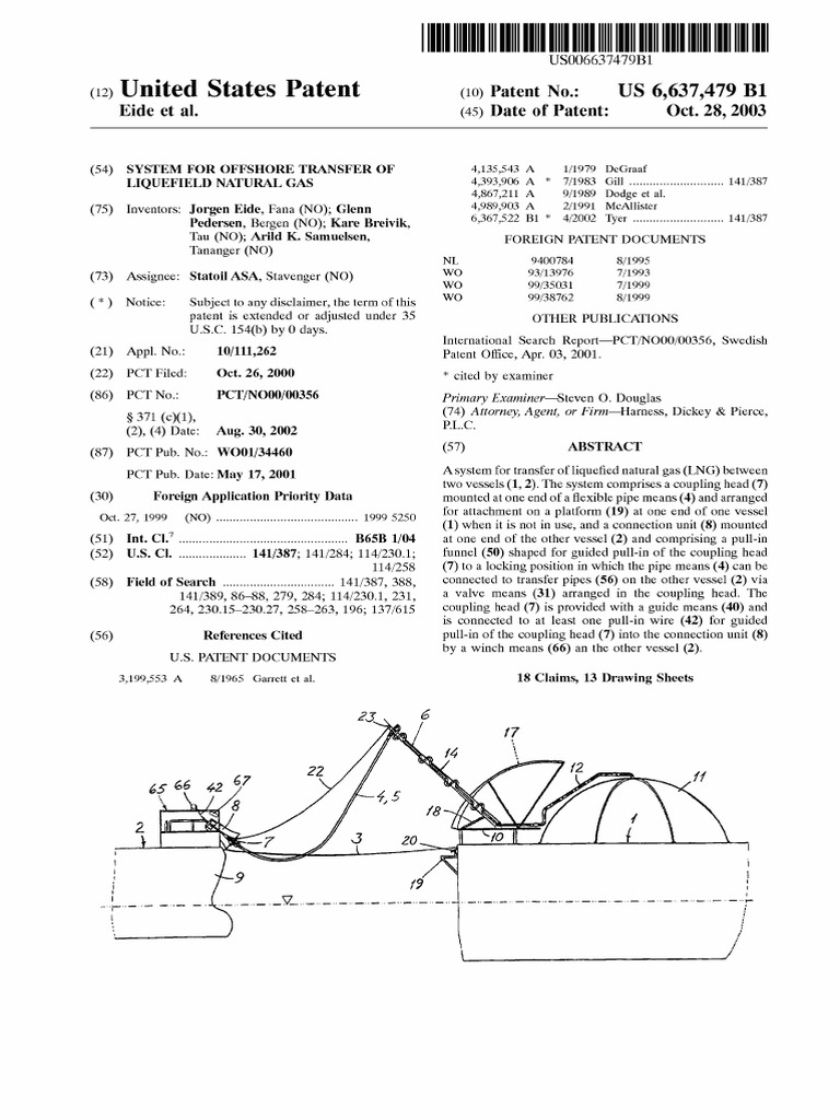 United States Patent: (10) Patent No.: US 6,637,479 B1 | PDF ...