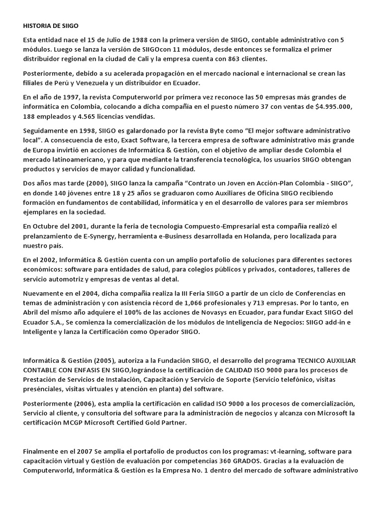 Siigo Pdf Contabilidad Presupuesto