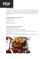 Platos Típicos de Pasco | PDF | Cocina, comidas y vino