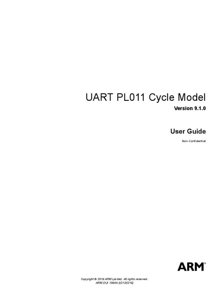 UART PL011 Cycle Model: User Guide | PDF | Hardware Description ...