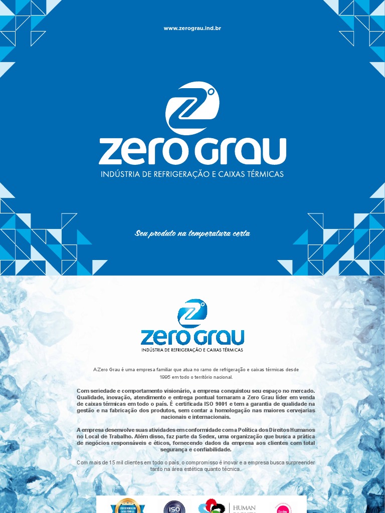 Indústria Zero Grau: Refrigeração e Caixas Térmicas | PDF ...