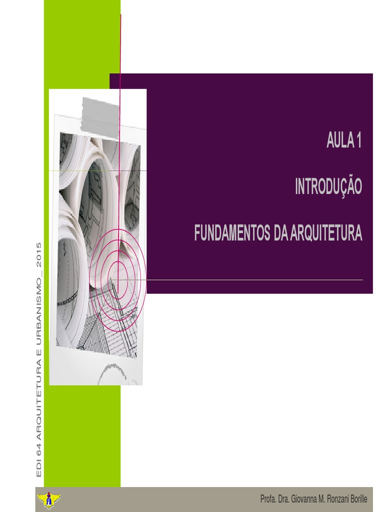 Aula 1 - Fundamentos Da Arquitetura | PDF | Urbanismo | Engenharia Civil