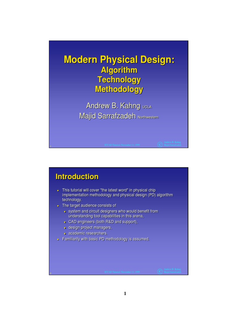 Modern Physical Design: Modern Physical Design | PDF | Electronic ...