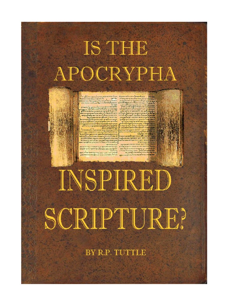 Is The Apocrypha Inspired Scripture PDF | PDF | Apocrypha | Bible