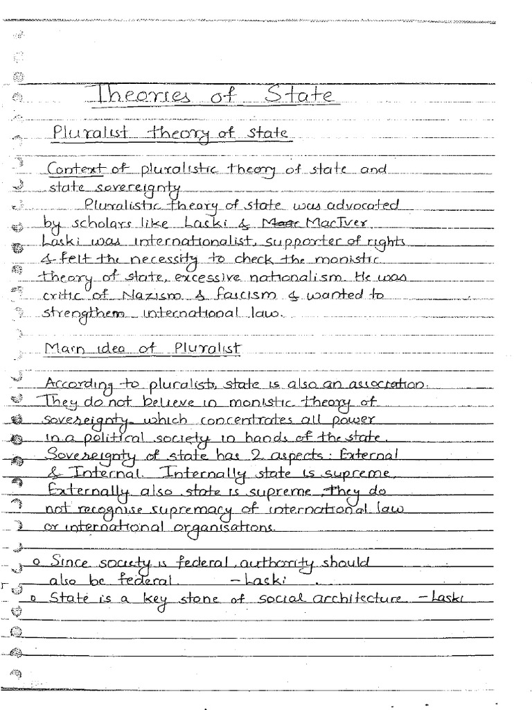 Theory Of State Pdf Pdf