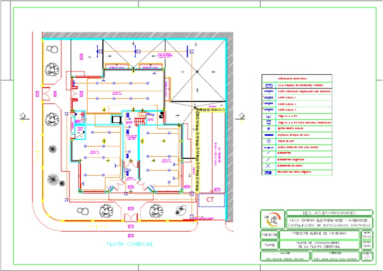 Plano 2 de Canalizaciones Planta Comercial | PDF