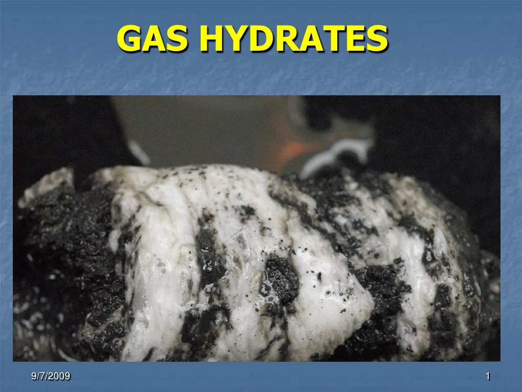 Gas Hydrates | Nature | Chemistry