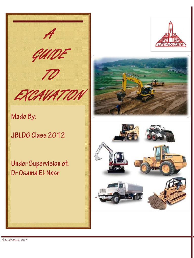 A Guide To Excavation | PDF | Excavation (Archaeology) | Construction ...