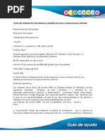 Guía para Descargar e Instalar SUA | PDF