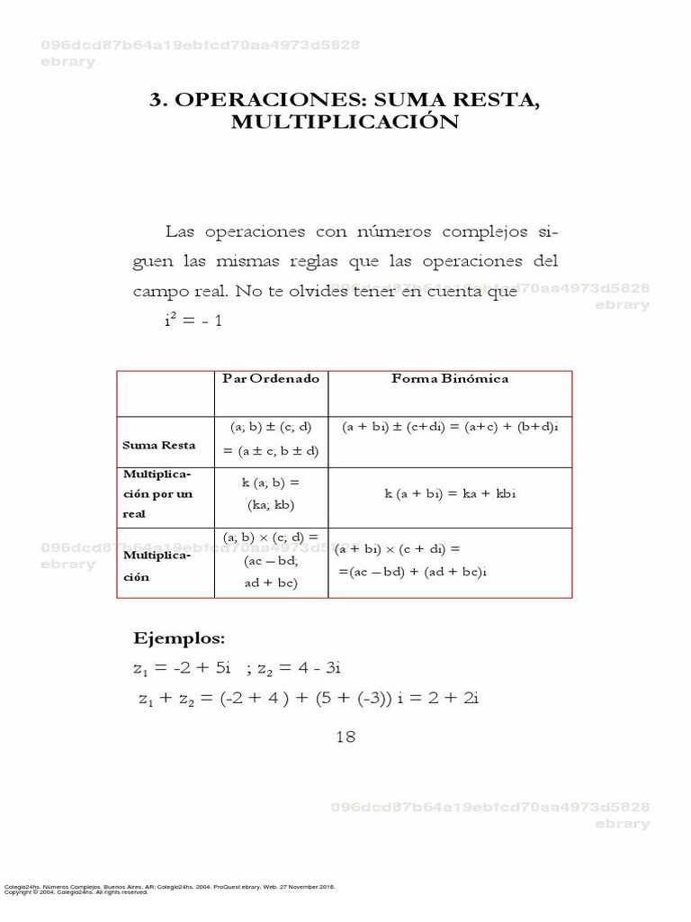 N Meros Complejos | PDF