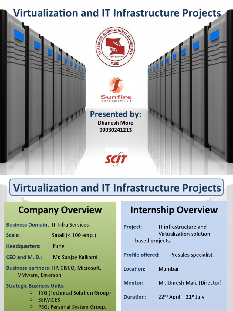 DHANESH - Virtualization and IT Infrastructure Projects | PDF | Virtualization | Computer Network