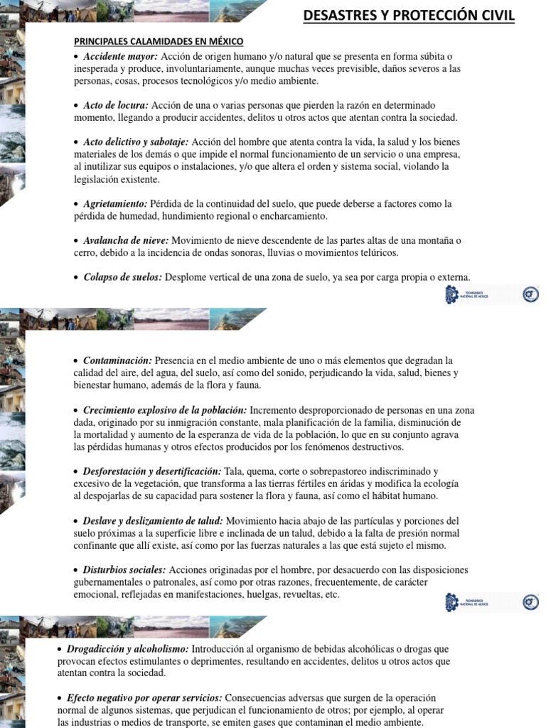 Calamidades y desastres naturales en México | PDF | Temblores | Herida