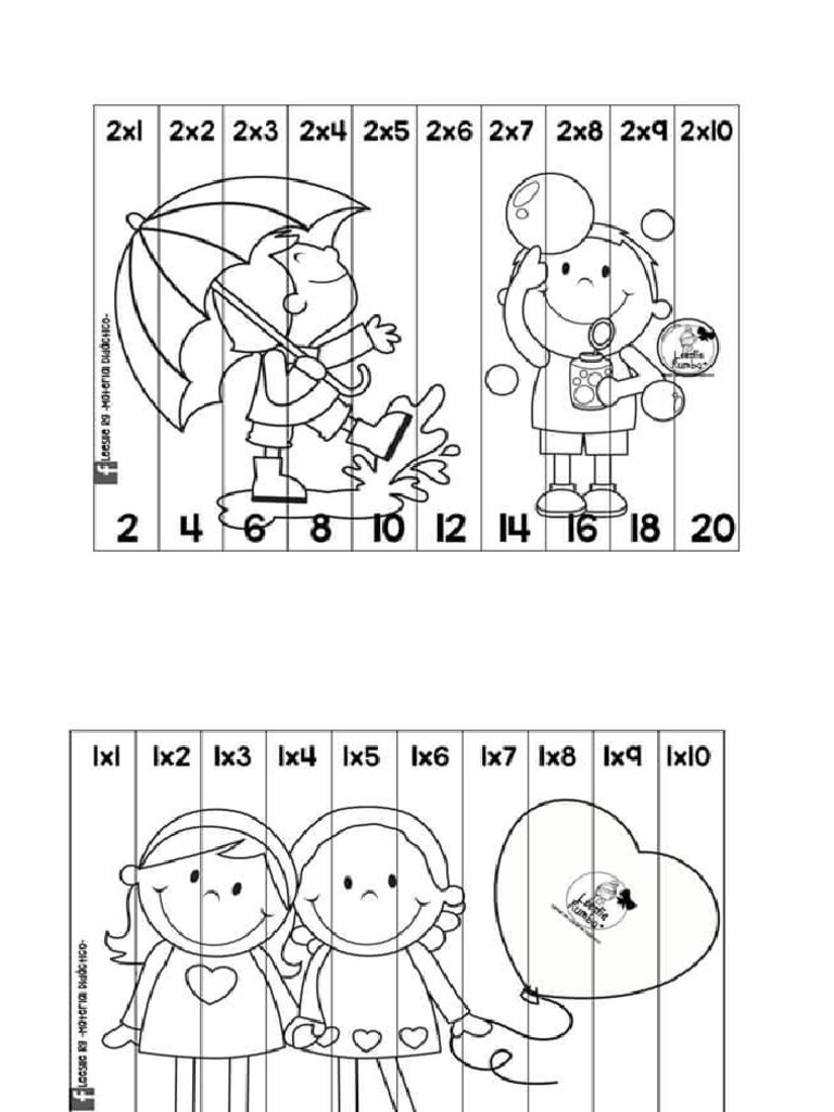 Rompecabezas Multiplicacion | PDF
