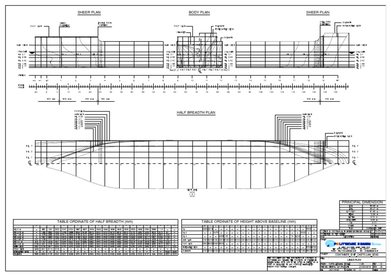 Body Plan Sheer Plan Sheer Plan | PDF