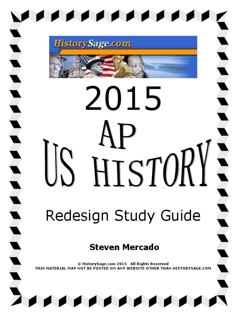 00-2015 APUSH Exam Web Study Guide | PDF | Test (Assessment) | Essays