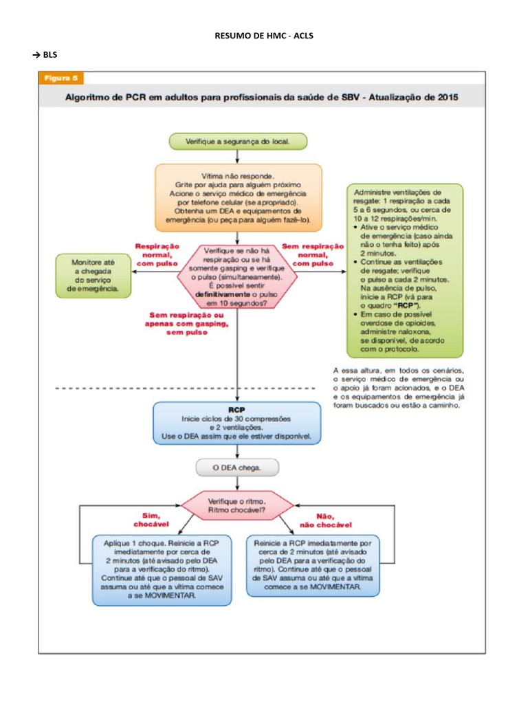 Resumo de HMC - Acls | PDF