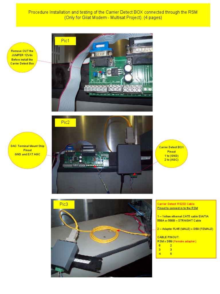 Carrier Detect Installation Manual With RSM (r0) | PDF | Modem ...