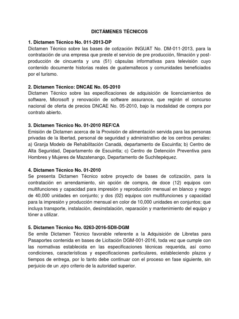 Dictámenes Jurídicos | PDF