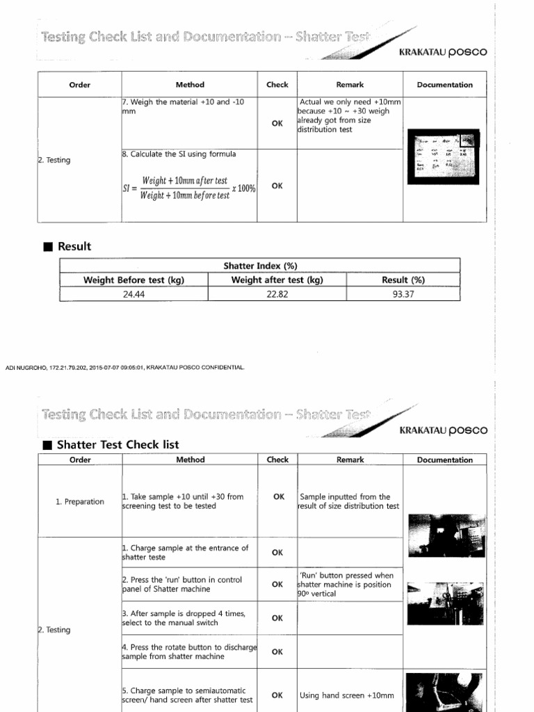 Shatter Test PDF | PDF