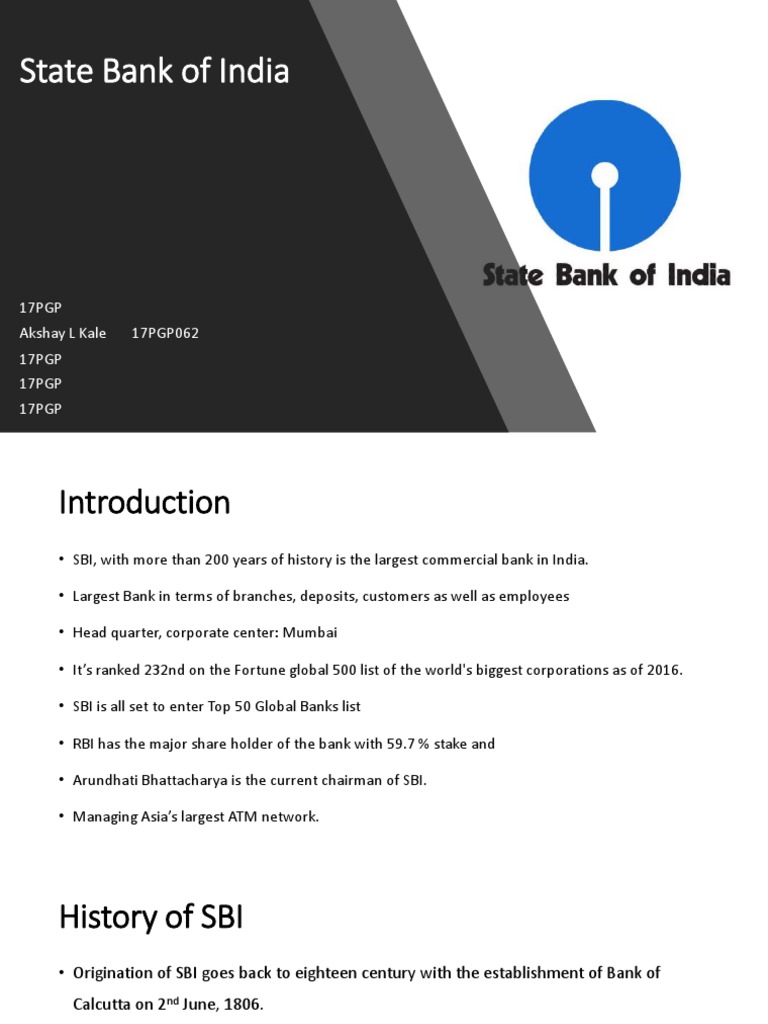 SBI PPT | Banks | Banking