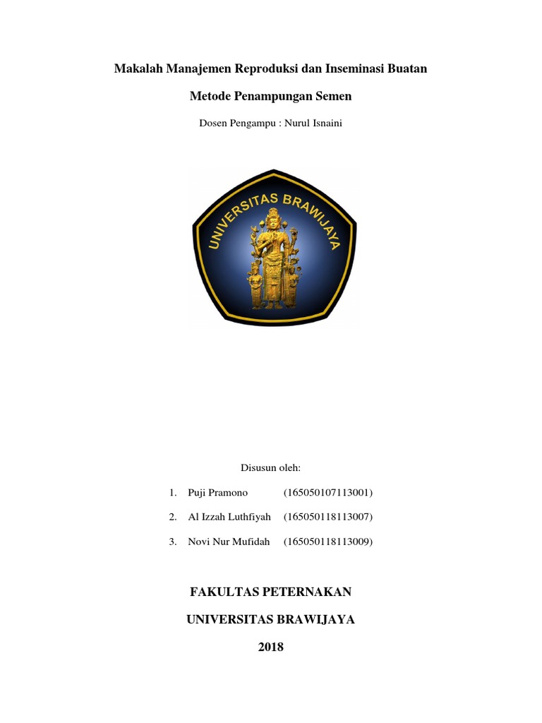 Makalah Manajemen Reproduksi Dan Inseminasi Buatann | PDF