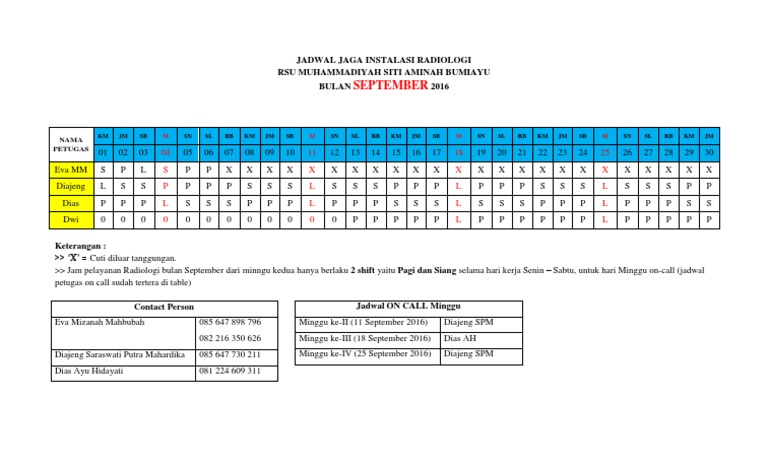 Perhitungan Perencanaan Kebutuhan Radiografer Dengan Metode WISN BARU | PDF