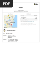 Ola Cab Bill | PDF | Invoice | Services (Economics)