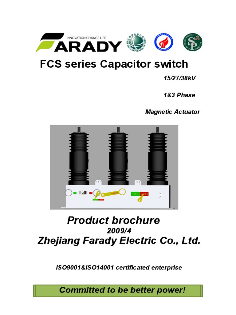 Fcs Capacitor Switch Pdf Switch Insulator Electricity